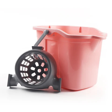 Buy Large Capacity Pink Bucket With Wheels Premium Pp Material Durable ...