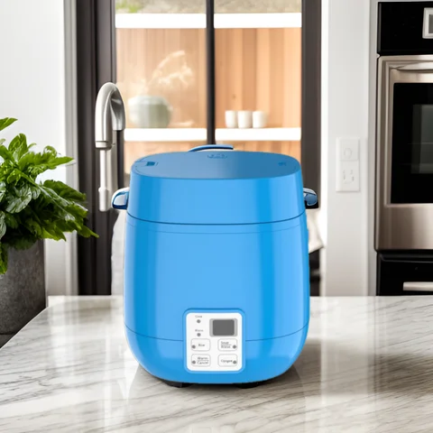 Buy Low Sugar Mini Rice Cooker Blue 1.2l Ceramic Oil 4in1 Intelligent ...