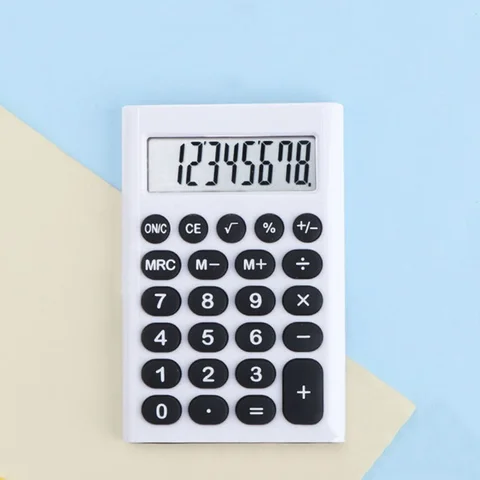 Buy Mini Calculator Cute 8 Digit Large Lcd Display Wholesale Smart Exam ...
