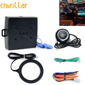 Buy New Lock 12v Push Button Ignition Switch Security System Car Alarm ...