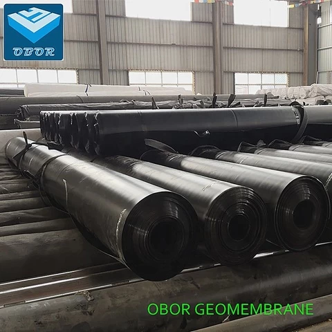 Buy Obor Hdpe Geomembranes Dam Mining Fish Farm 1mm Pond Liner Fish ...