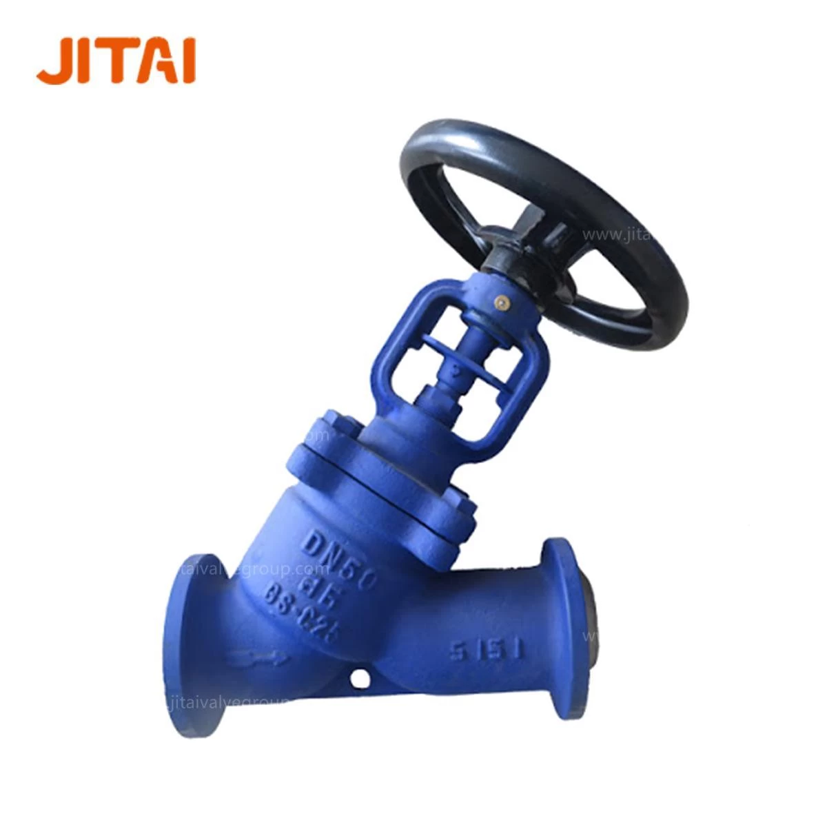 Buy Os&y Dn50 Y Pattern Carbon Steel Bellow Seal Globe Valve from JITAI ...