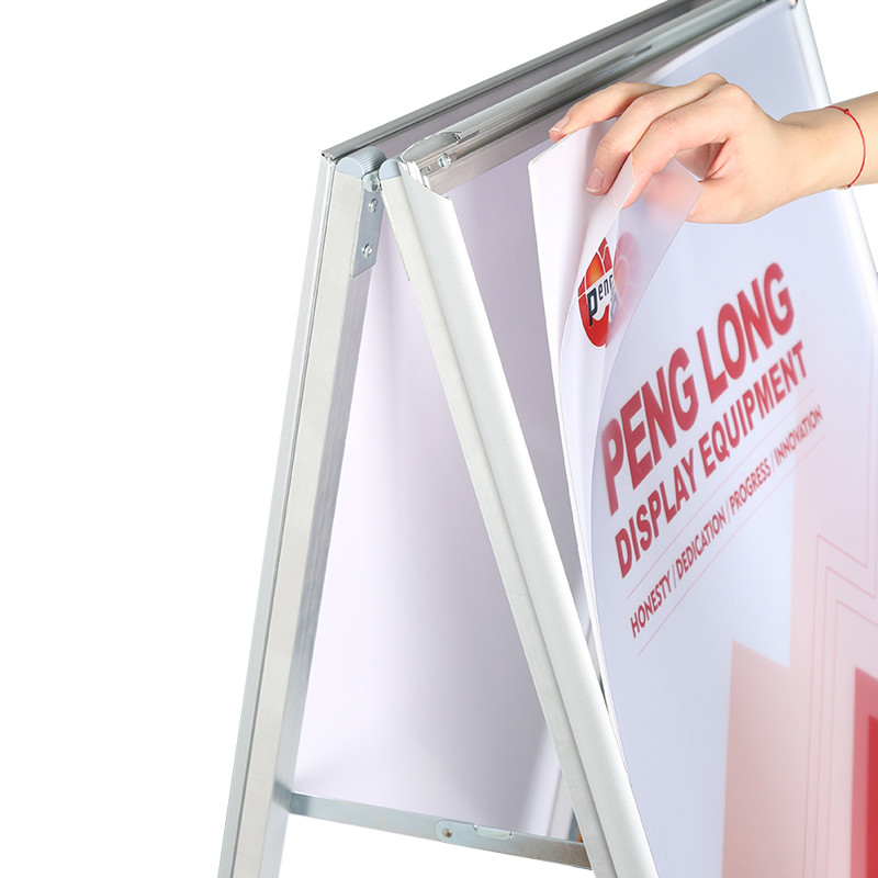 Buy Plastic A Board A Frame Sign Poster Stand A0 Pavement Sign Silver ...
