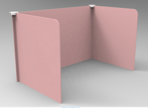 Buy Pvc Board Desk Anti-spray Pvc Isolation Board For Shop Office ...