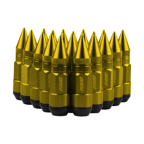 Buy Racing Car Aluminum Bullet Steel Wheel Nut With Anti-theft Spiked ...