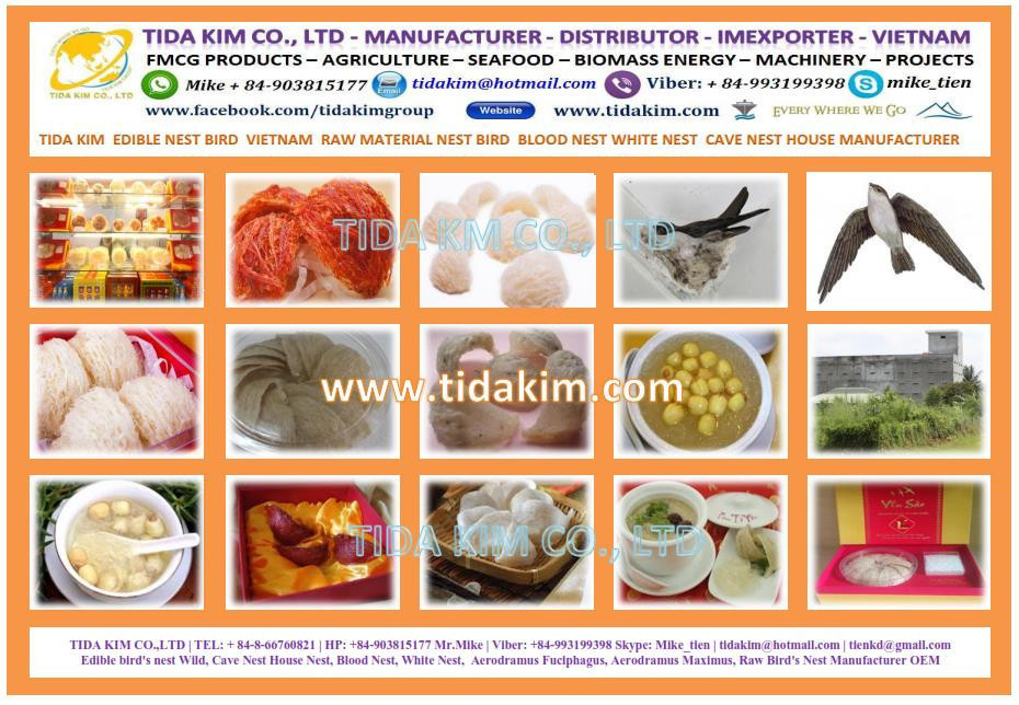 Buy Raw Edible Swifllet Bird Nest- Golden Swiftlet Bird Nest - Tida Kim ...