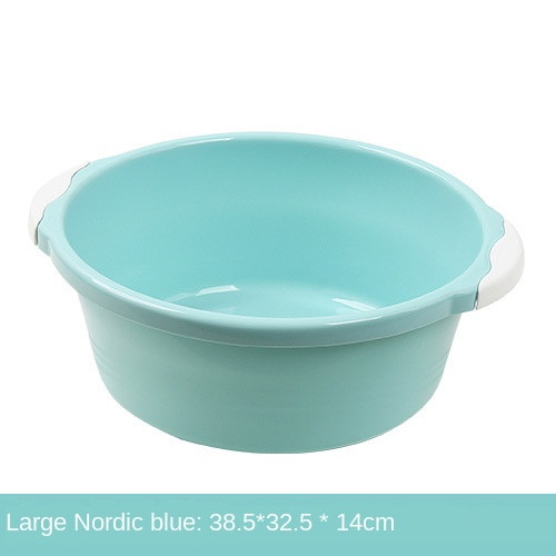 Buy Round Plastic Tubs Children Washbowl Household With Double Ears ...