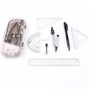 Buy Ruler Set Compass Math Set Mathematical Instruments Kits Packaging ...