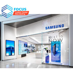 Buy Samsung White Laminate Display Counter Mobile Shop Display Showcase ...