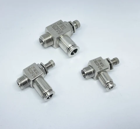 Buy Smc Type 304 Ss Pneumatic One-touch Tube Fittings Stainless Steel ...