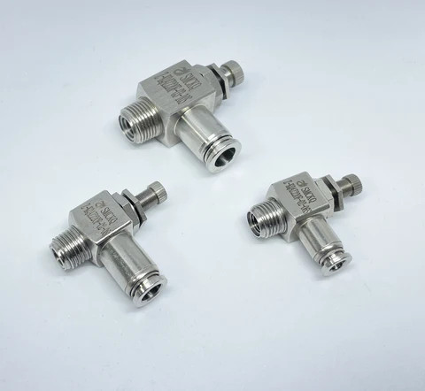 Buy Smc Type 304 Ss Pneumatic One-touch Tube Fittings Stainless Steel ...