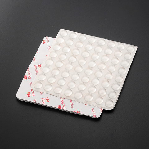 Buy Soft Square 3m Silicone Rubber Bumper Texture Pads from Dongguan ...