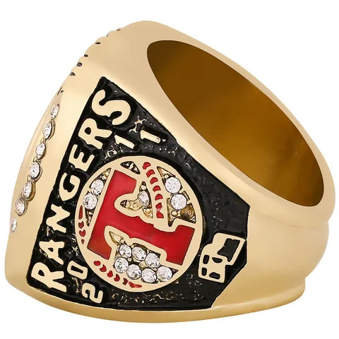 Buy Texas Rangers Major League Baseball Championship Ring Gold Silver ...