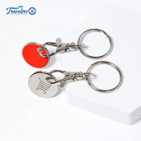 Buy Travelpro New Design Promotional Metal Trolley Coin Keychains Key ...