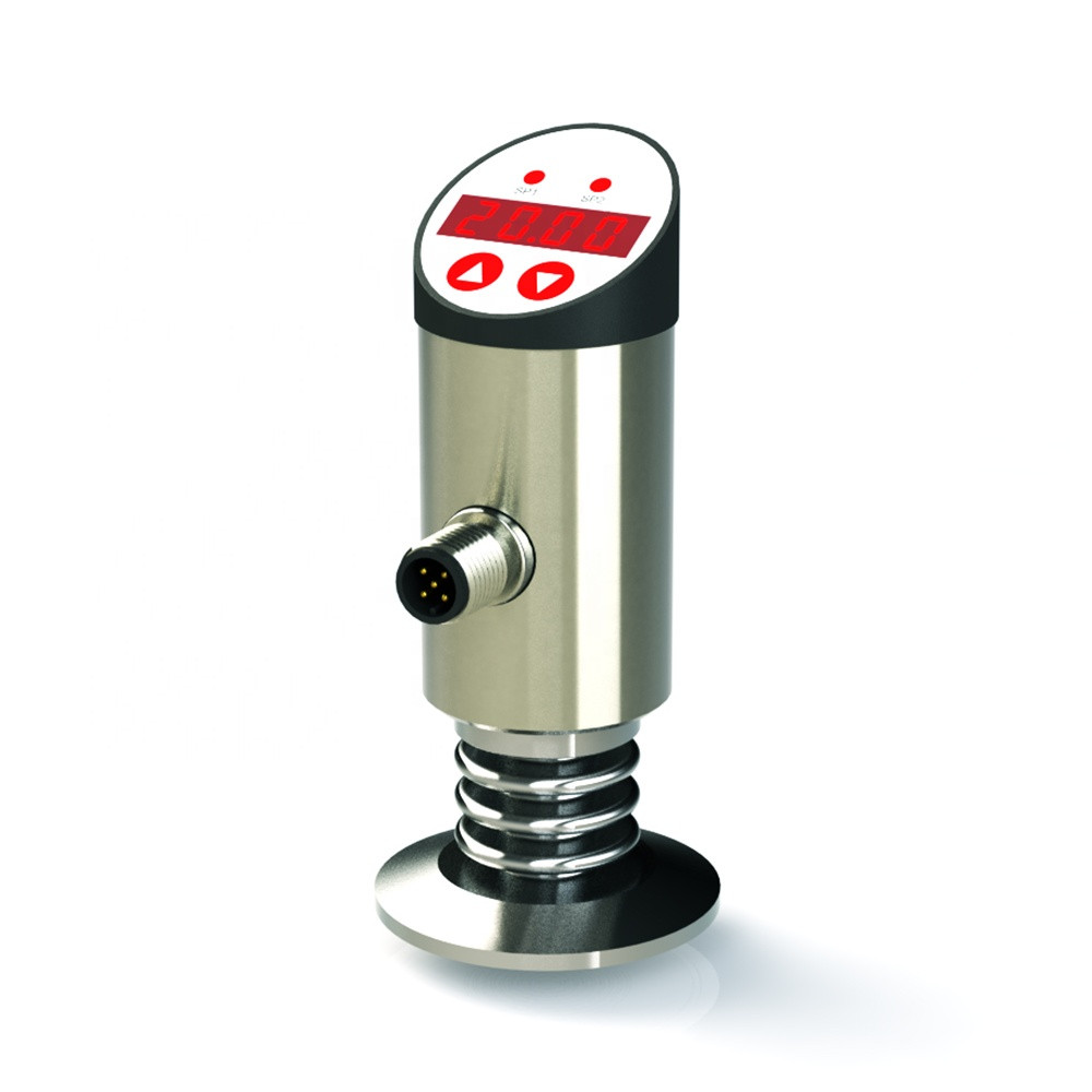 Buy Tri-clamp Electronic Pressure Switch With Display For Sanitary ...