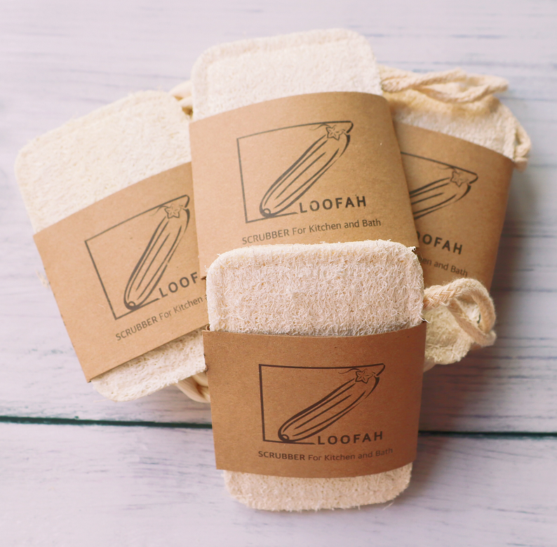 Buy Wholesale Custom Natural Biodegradable Shower Bath Loofa Loofah ...