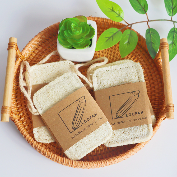 Buy Wholesale Custom Natural Biodegradable Shower Bath Loofa Loofah ...