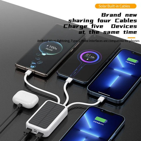 Buy Wisdom-tech Power Bank For 40000mah Free Shipping Solar Electric ...