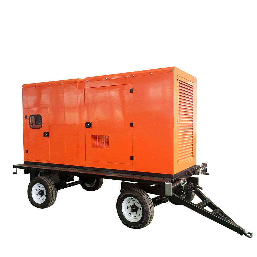 Buy Portable Trailer Silent Diesel Generators 20kw 30kw 50kw 100kw Low ...