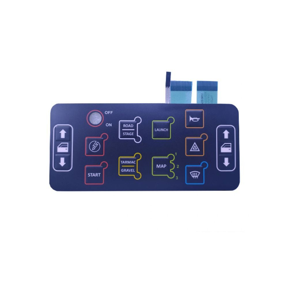 Buy Custom Membrane Switches Panel Embossed Tactile Button Technology ...