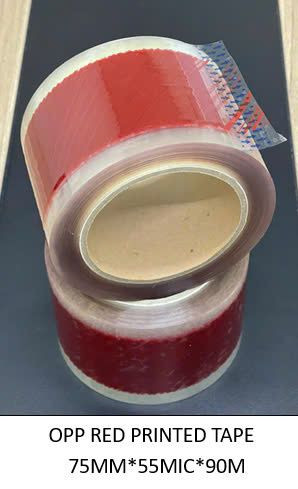 Buy Opp Red Printed Tape from ANYPAC CO., LTD, Vietnam | Tradewheel.com