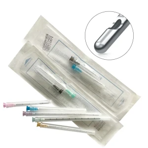 Buy Custom Box Micro Blunt Cannula For Beauty Dermal Injections With Ce ...