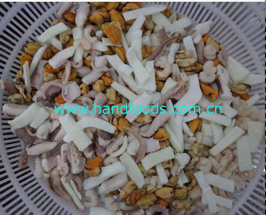 Buy Frozen Seafood Mix (four Items) from Hand Foods (Dalian) Co., Ltd ...