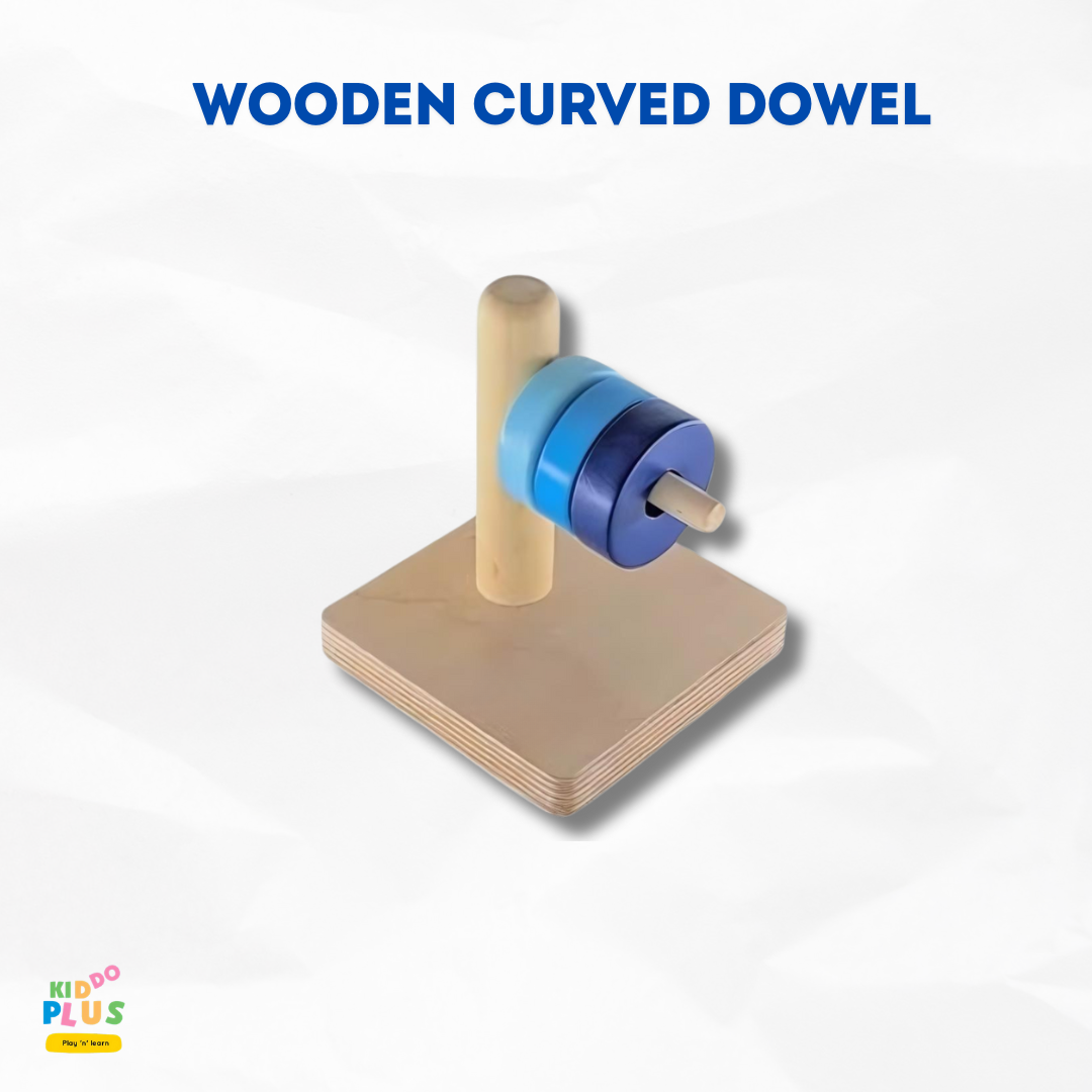 Buy Wooden Curved Dowel from The Kiddo Plus, India | Tradewheel.com