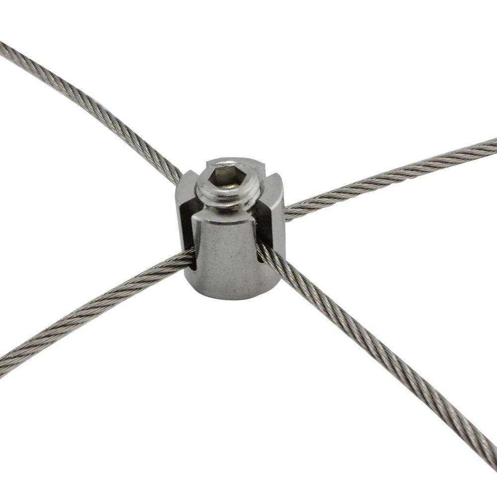 Buy Stainless 90 Degree Cross Clip Wire Rope Clamp Marine Sus316 ...