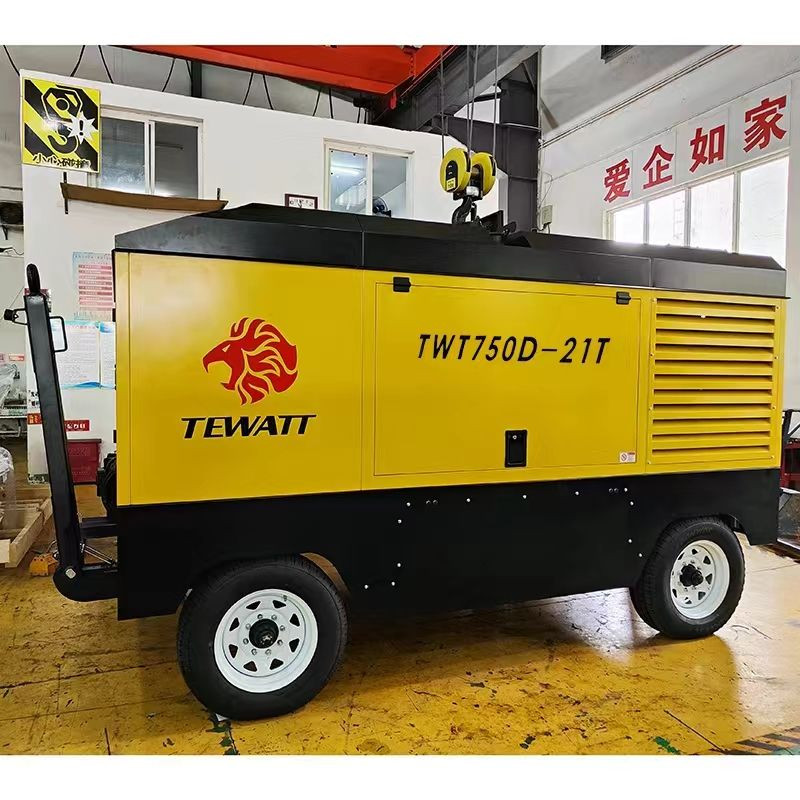 Buy 750cfm, Twt750d-21t Portable Air Compressors from Hubei Teweite ...