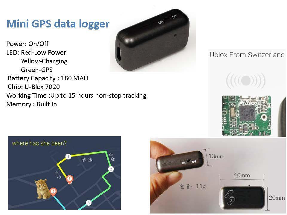 Buy Mini Car Gps Tracker Data Logger For Mapping Survey With Gps ...