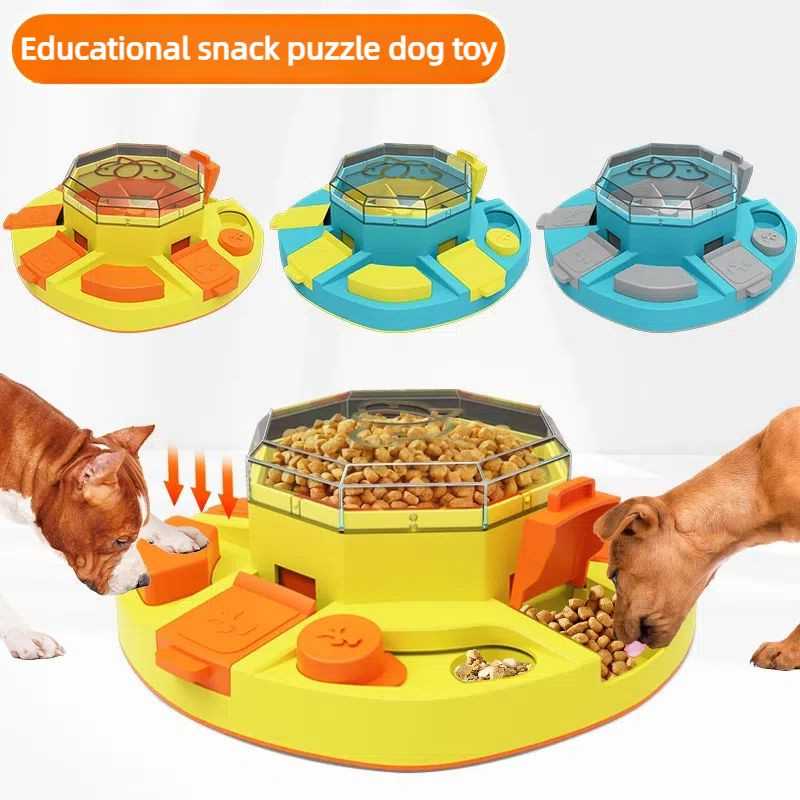 Buy Educational Dog Puzzle Toy Dog Snack Bowl Food Box Pet Bowls ...