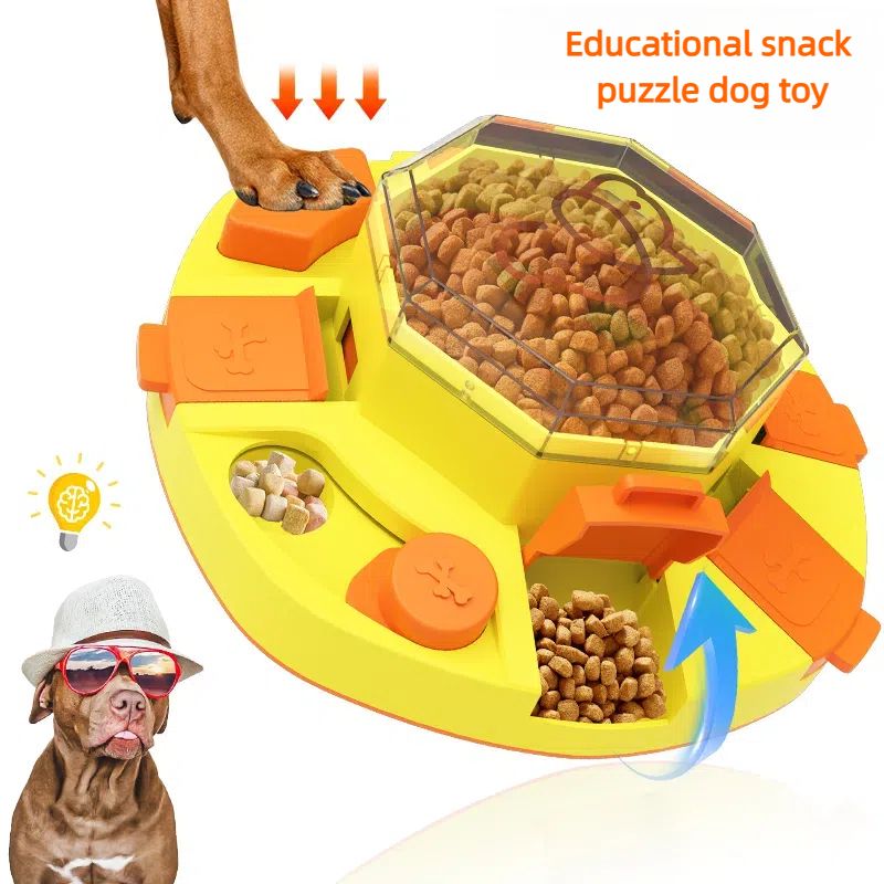 Buy Educational Dog Puzzle Toy Dog Snack Bowl Food Box Pet Bowls ...