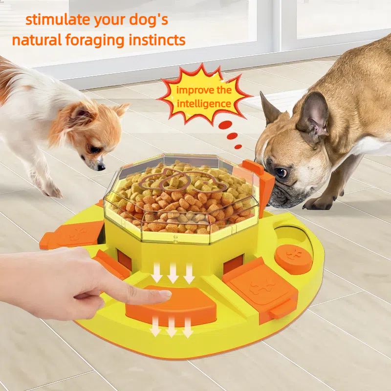 Buy Educational Dog Puzzle Toy Dog Snack Bowl Food Box Pet Bowls ...