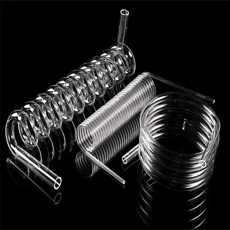 Buy Spiral Quartz Tube Coiled Quartz Glass Pipe For Optical Instruments ...