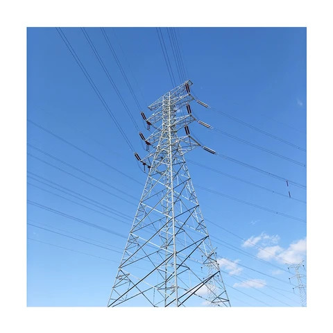 Buy 33kv 66kv 138kv 220kv Steel Tube Pylons Self Supporting Electric ...