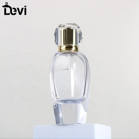 Buy 75ml Large Clear Thick Glass Empty Refillable Cologne Splash ...