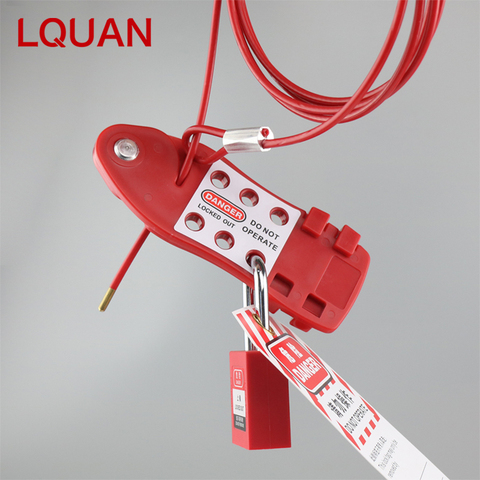 Buy Adjustable Insulation Loto Economy Cable Lockout,wire Lock Cable ...