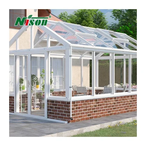Buy Aluminum Modular Prefabricated House Double Tempered Glass House ...
