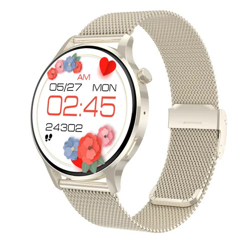Buy Android Smart Watch Stainless Steel With Round Screen Payment ...