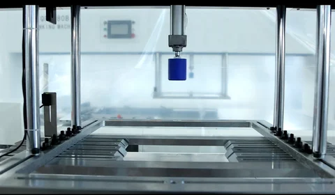 Buy Automatic Blanking Machine With Robot Arm Paper Blanking Stripping Machine For Different ...