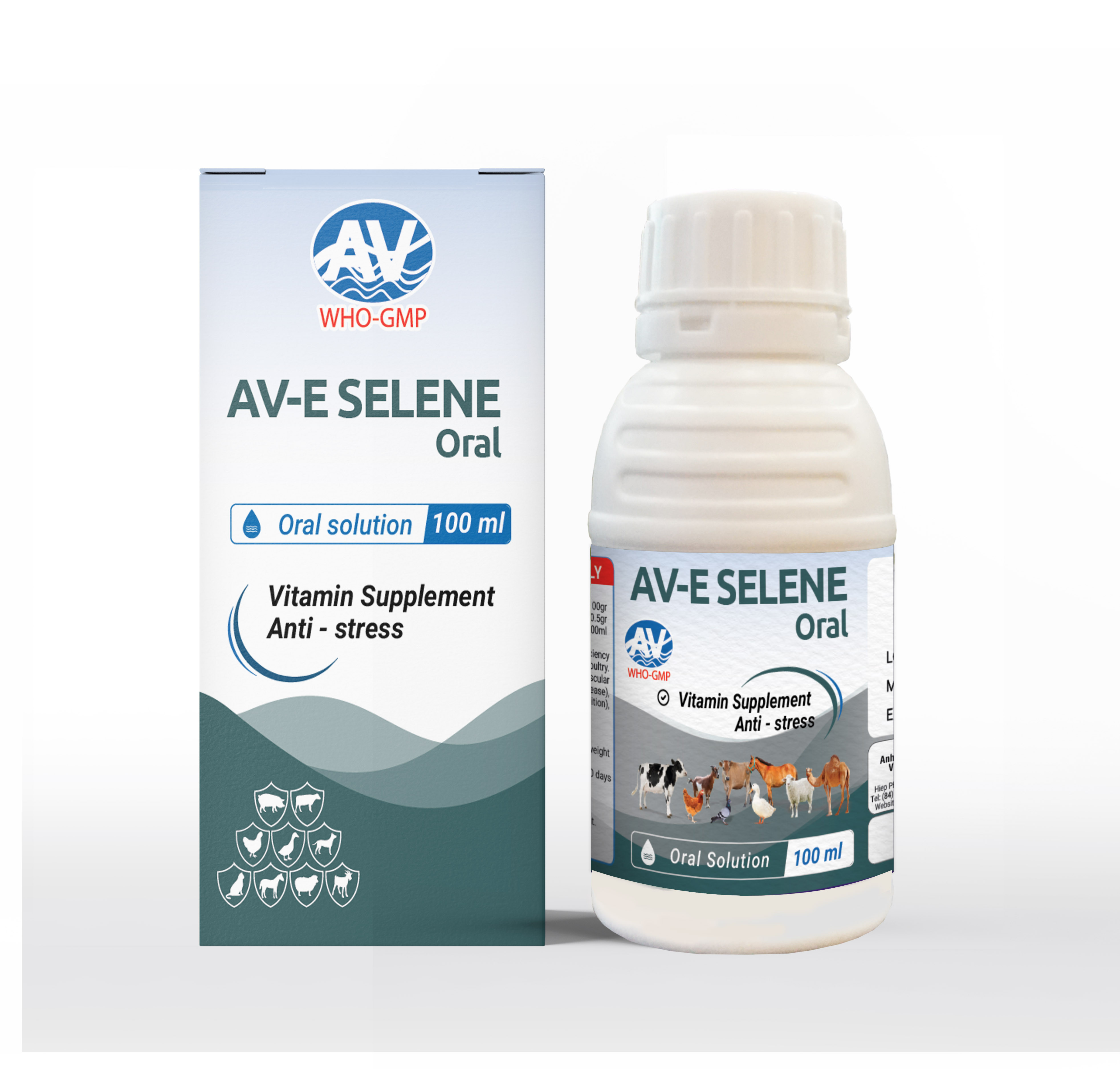 Buy Av-e Selene Additional Vitamin E Selenium Veterinary Medicine Oral ...