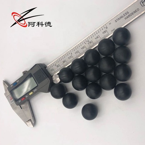 Buy Black Nylon Solid Sealing Graphite Ball Screw Hole Solid Ball Pp ...