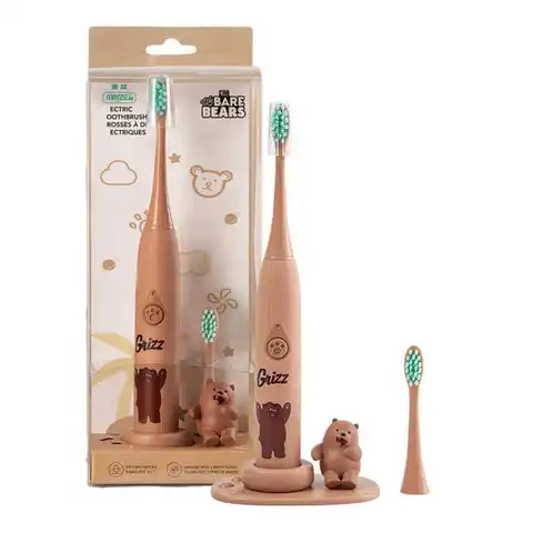 Buy Brown Bear Cute Kids Electric Toothbrush Rechargeable Children ...
