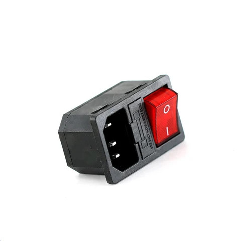 Buy C13 C14 Male Socket Panel Ac Dc Socket With Fuse And Rocker Switch ...