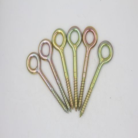 Buy Carbon Steele Welded Eye Screw / Eye Screw/eye Bolt With Zinc ...