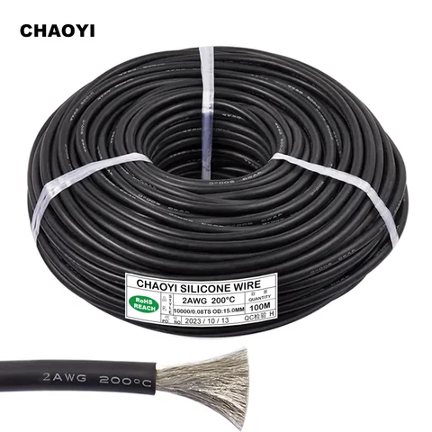 Buy Chaoyi Free Sample Rc Silicone Wire 2 Awg Flexible Copper Cable ...