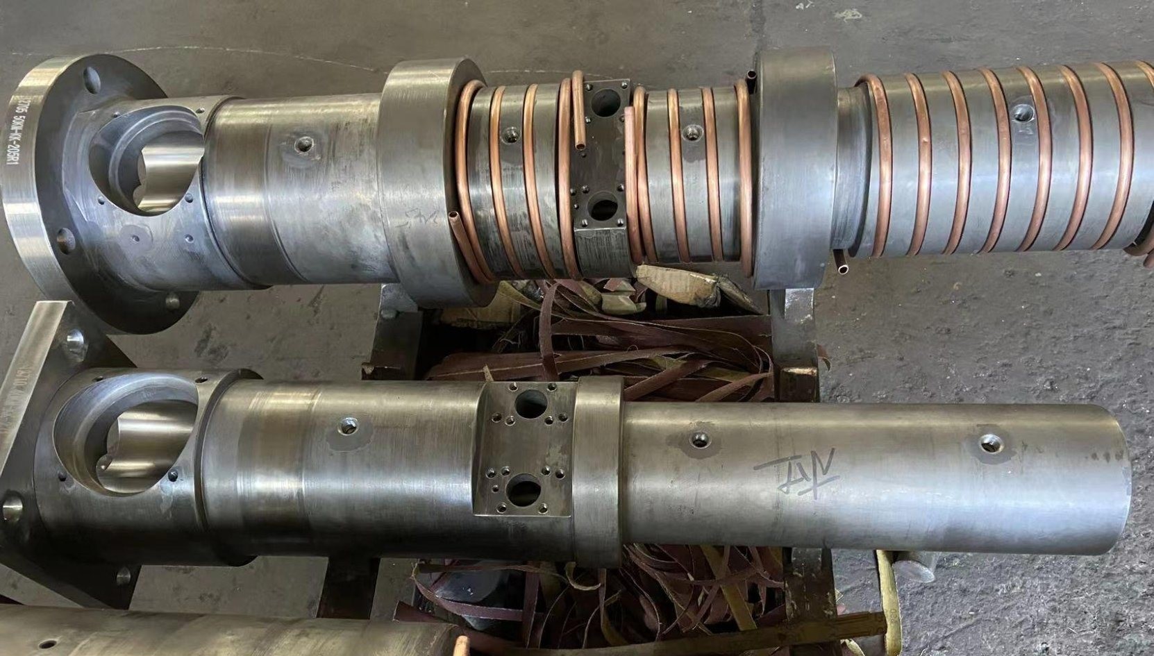 Buy Conical Twin Screw Barrel 65/132 For Pvc Pipes For Extruder from ...