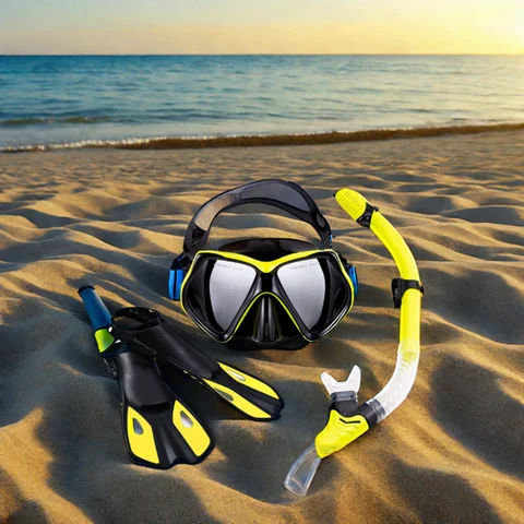 Buy Custom Adult Snorkeling Scuba Set Includes Snorkel Tube Diving Mask ...