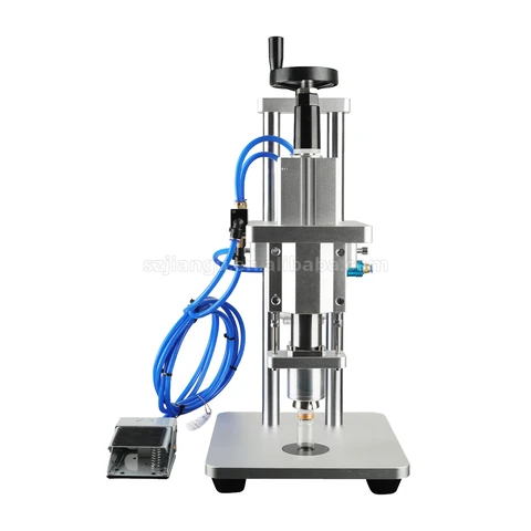 Buy Desktop Semi-auto Vial Sealing Machine Injection Glass Oral Liquid ...